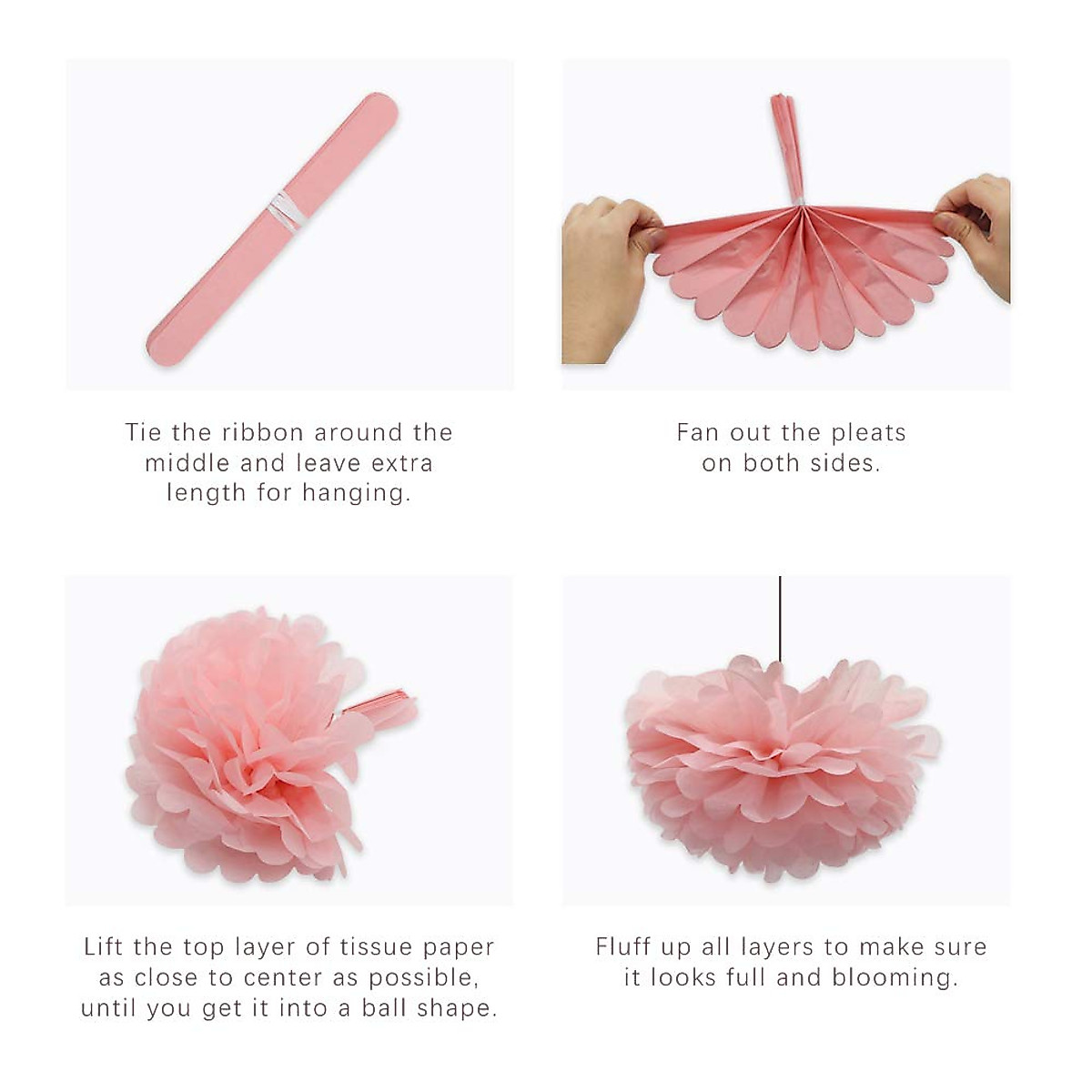 Meiduo Tropical Flamingo Palm Leaves Party Decorations with Paper Fans Paper Lanterns Pom Poms Flowers for Birthday Bridal & Baby Shower Bachelorette Hawaiian Beach Pool Summer (Green)