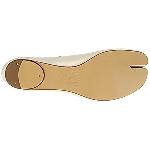 Maison Margiela S58WZ0042-P3753 Tabi Women's Ballet Shoes, White, US Men's Size 5.5 (23.5 cm)