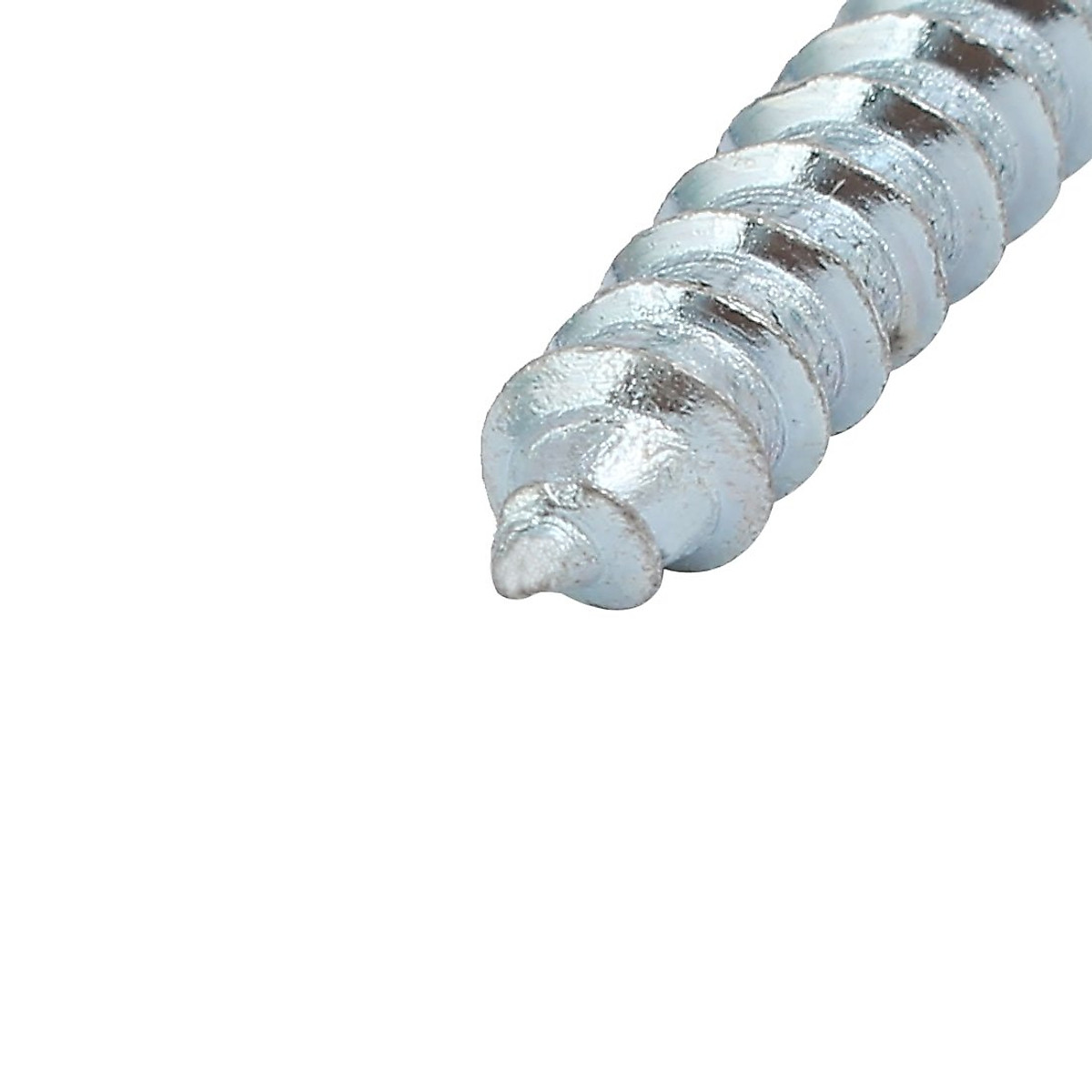 uxcell M6x90mm Carbon Steel Zinc Plated Torx Head Self-Tapping Hanger Bolt 12pcs