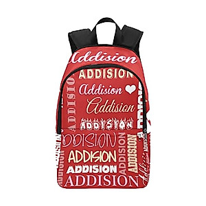 Deargifts Custom Name Backpack for Girls Boys Kids Personalized School Backpack Bookbag Travel Bag