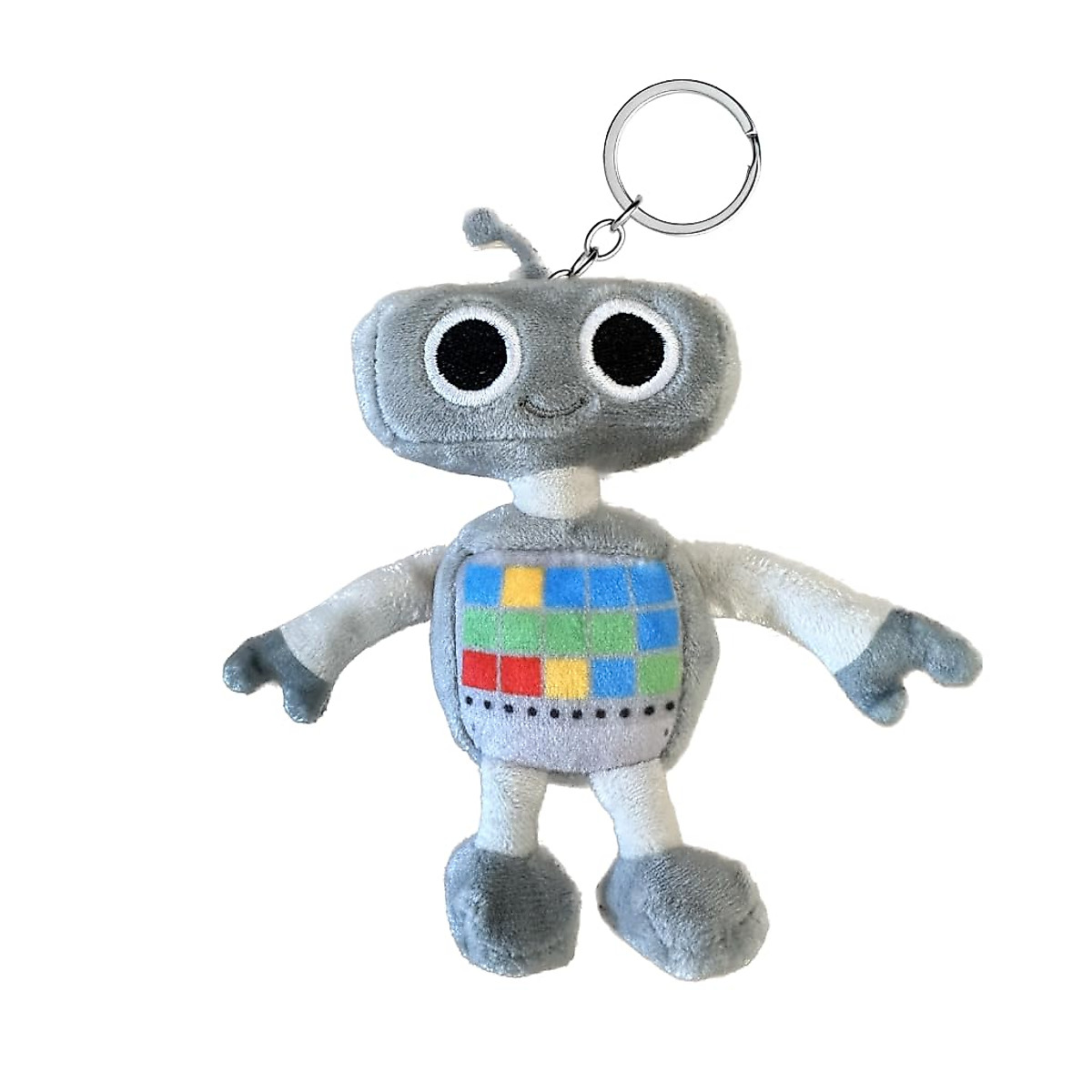 Listener Kids Stuffe Baby Robot Plush Toy with Removable Bag Clip Jett The Robot