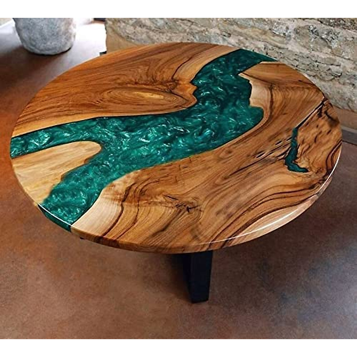 Epoxy Table, Live Edge Wooden Table, Epoxy Resin River Table, Natural Wood,Dining table, Natural Epoxy Table, Resin Table