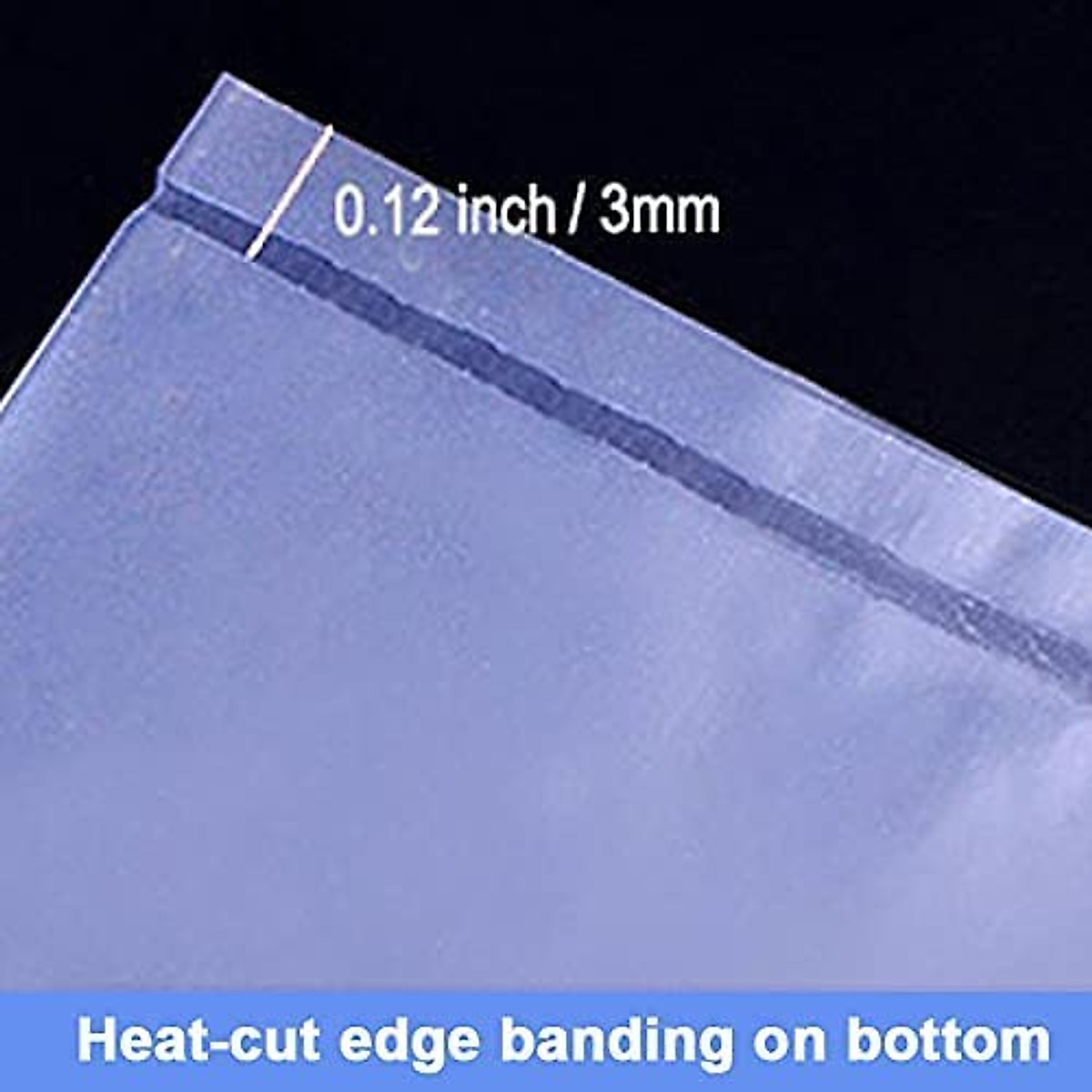 Zcintert 4X6 Shrink Wrap Bags 500 Pack for Soap Bar, Bath Bomb, Small Gift, Clear Heat Shrink Wrap/PVC Shrink Film Bags