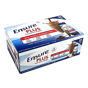 Ensure Plus Creamy Milk Chocolate Shake - 24 x 8 Ounce Bottles
