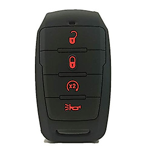 KAWIHEN Silicone Rubber Key Fob Cover Compatible with 2019 2020 Ram 1500 Key Fob OHT-4882056 5461A-4882056