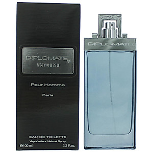 Diplomate Extreme Pour Homme By Paris Bleu Parfums Cologne for Men 3.3 oz / 100 ml Eau De Toilette Spray