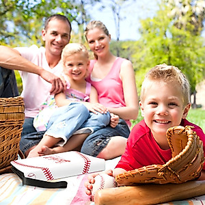 720 Pockets Baseball Card Binder PU Leather Baseball Card Holder Trading Card Binder White Card Binder with Zipper 3 D-Ring Card Album with 80 Sleeves for Football Baseball Card Collocation Storage