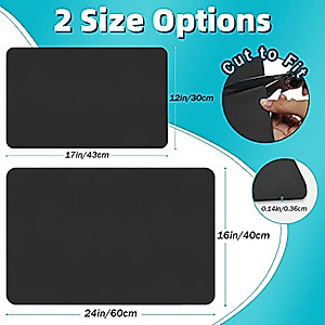 Coffee Maker Mat for Countertops: Coffee Mat Absorbent Coffee Bar Mat for Kitchen Hide Stain Rubber Backed, 12" X 17" Coffee Bar Accessories Fit Under Coffee Machine Coffee Pot Appliance Mats (Black)