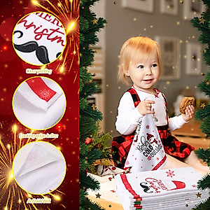 6 Pieces Christmas Hand Towels, Christmas Towels for Kitchen Towels Farmhouse Christmas Dishtowels Holiday Tea Towels for Bathroom Xmas Home Gift 16 x 24 Inch (Lovely)