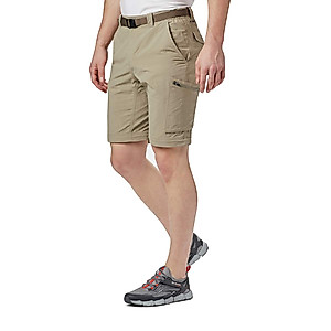 Columbia Mens Ridge Silver Ridge Convertible Pant, Tusk, 34W x 30L US