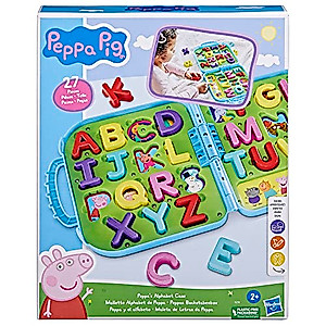 Peppa Pig Peppa’s Alphabet Case, ABC Toys, Puzzle Preschool Toys for 3 Year Olds and Up