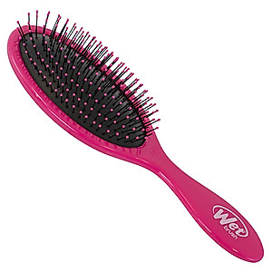 Wet Brush Original Detangler Hair Brush - Punchy Pink - Exclusive Ultra-soft IntelliFlex Bristles - Glide Through Tangles With Ease For All Hair Types - For Women, Men, Wet And Dry Hair