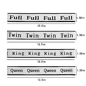 4Pcs Bed Sheet Organizer Bands Sheets Labels for Elastic Bedding Linen Closet Storage Foldable Sheet Set Organizer Sheet Keeper Band (Queen)