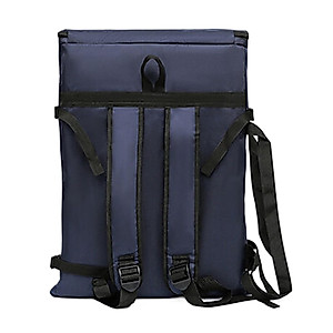 Beisto Art Portfolio Case Large Art Portfolio Artist Backpack Travel Art Case Travel Art Bag Artist Portfolio Case 18x26, Dark Blue