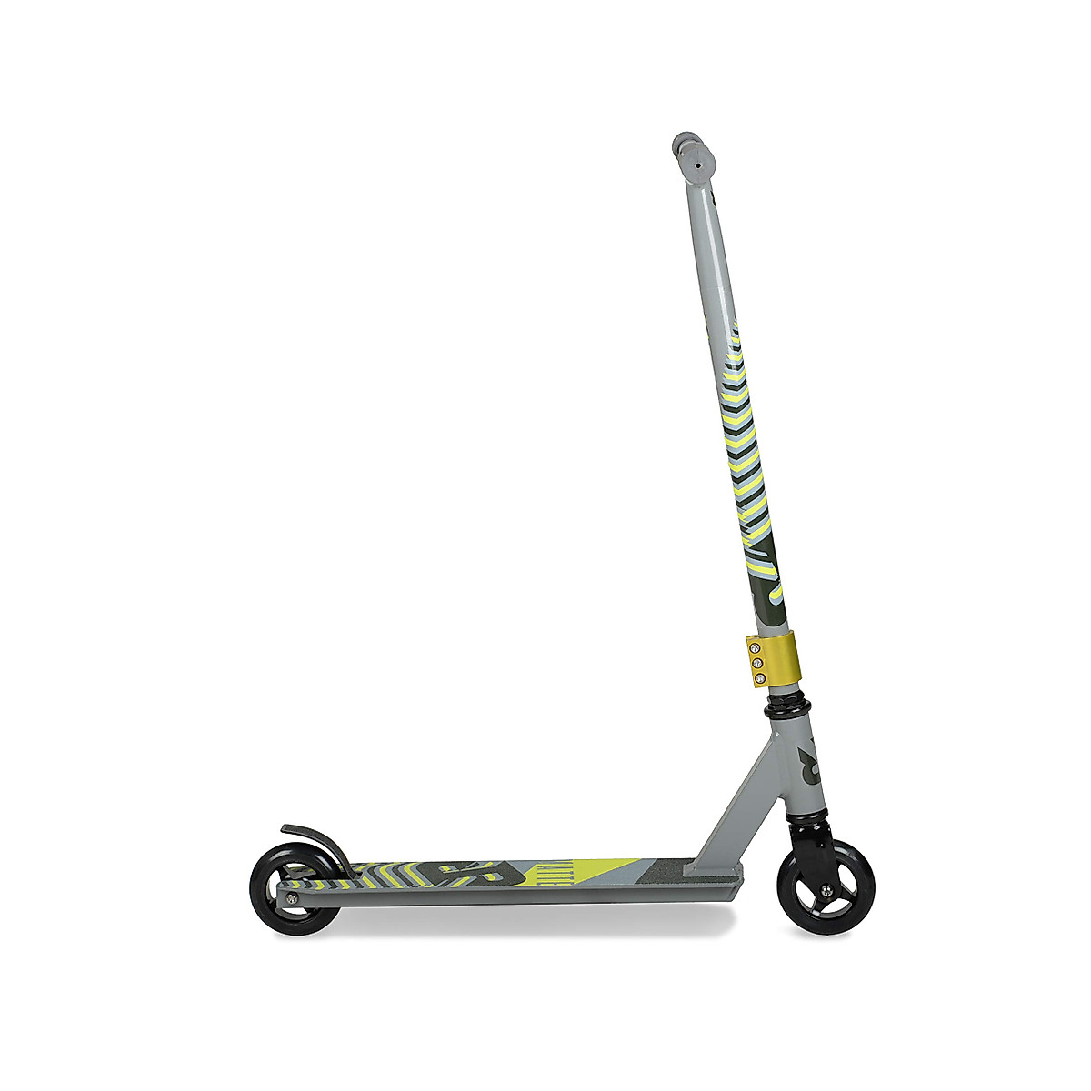 Riprail Matte Stunt Scooter Finished in Ghost Silver with Alloy Deck, Alloy Core Wheels and ABEC-9 Bearings
