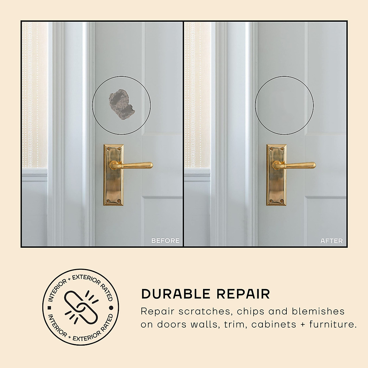 soto Original Multi-Surface Paint Touch Up, Matte Finish, 1.5 Ounces (No. 04 White Haze)