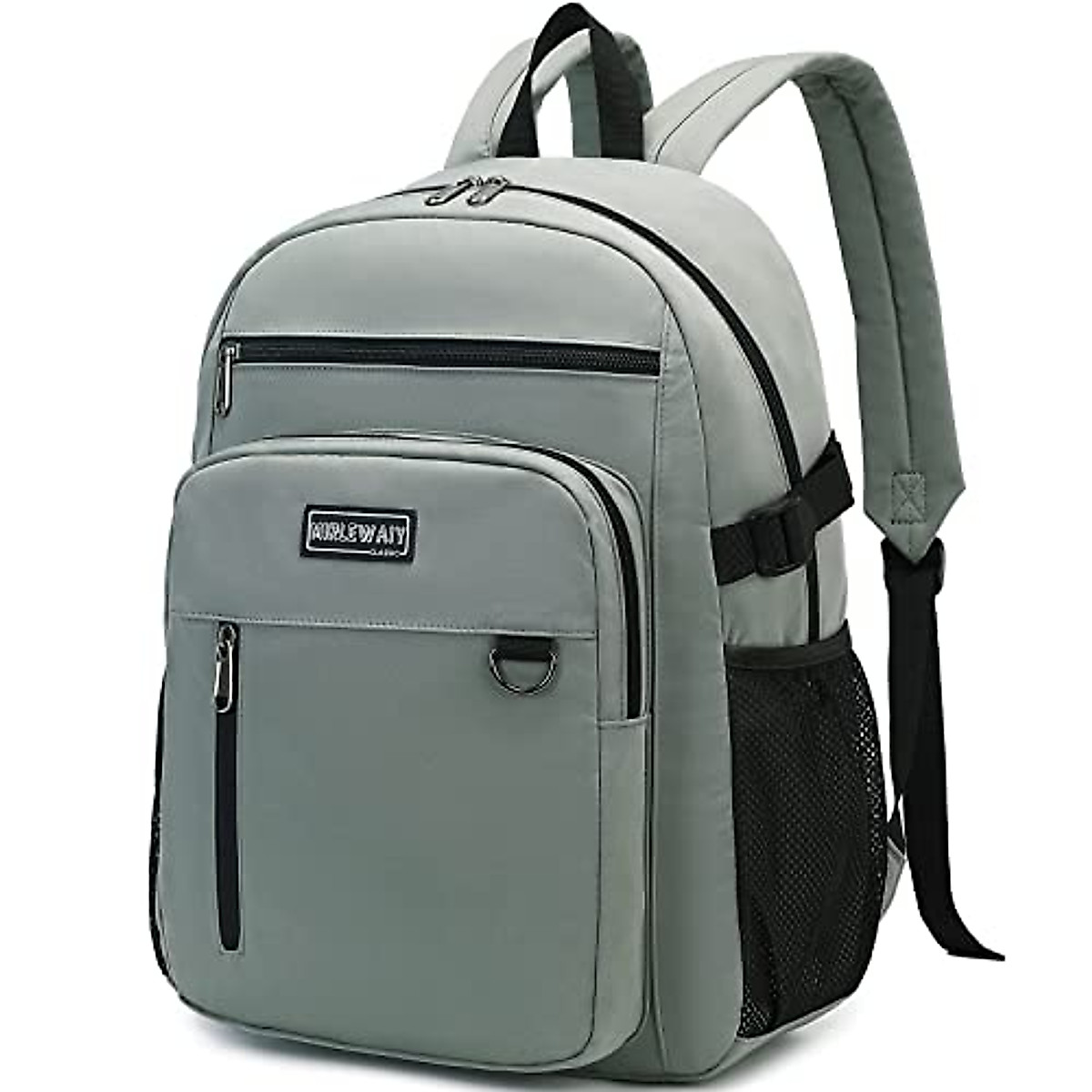 MIRLEWAIY Casual Laptop Daypack College Backpack Lightweight School Bookbag Travel Backpack Work Bag For Boys Girls, Green