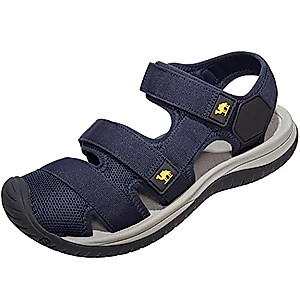 CAMELSPORTS Men's Hiking Sandals Closed Toe Beach Sandal Waterproof Sport Fisherman Sandals Water Shoes for Outdoor Athletic Walking