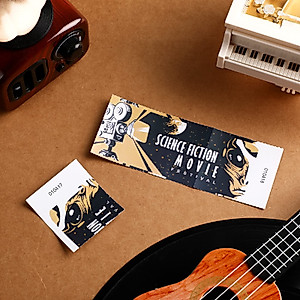 100 Sheets 8.5" x 11" 35lb Printable Event and Raffle Tickets Serialized with Ticket Numbers 800 Pcs 2.125" x 5.5" White Printable Tickets with Tear Away Stubs Easy Printing Card for Event Host
