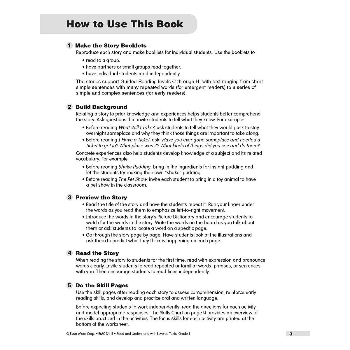 Read & Understand with Leveled Texts: Grade 1