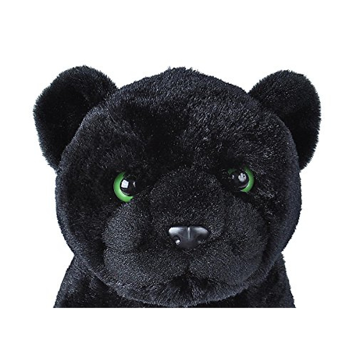Wild Republic Jaguar Black, Cuddlekins, Stuffed Animal, 12 inches, Gift for Kids, Plush Toy, Fill is Spun Recycled Water Bottles