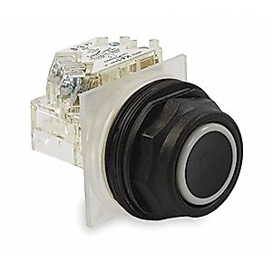 Schneider Electric Non-Illuminated Push Button, Type of Operator: Flush Button, Size: 30mm, Action: Momentary Push