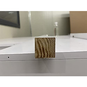 Yaheetech Wooden Floor Cabinet, Side Storage Organizer with 4 Drawers and 1 Cupboard, Freestanding Entryway Storage Unit Console Table, Bathroom Furniture Home Decor, White