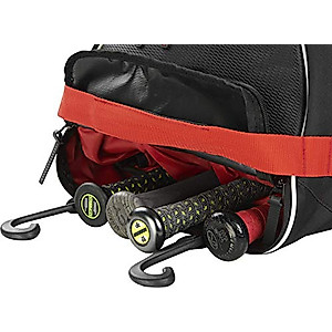 Rawlings | R1502 Wheeled Catcher's Bag | Baseball/Softball | Scarlet