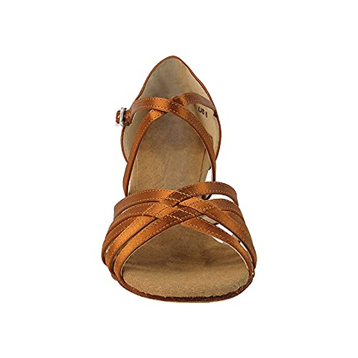 Very Fine Women's Salsa, Latin, Practice Ballroom Dance Shoes - S9216 (S9216 Copper Tan Satin 1.2" Cuban Heel, numeric_6_point_5)