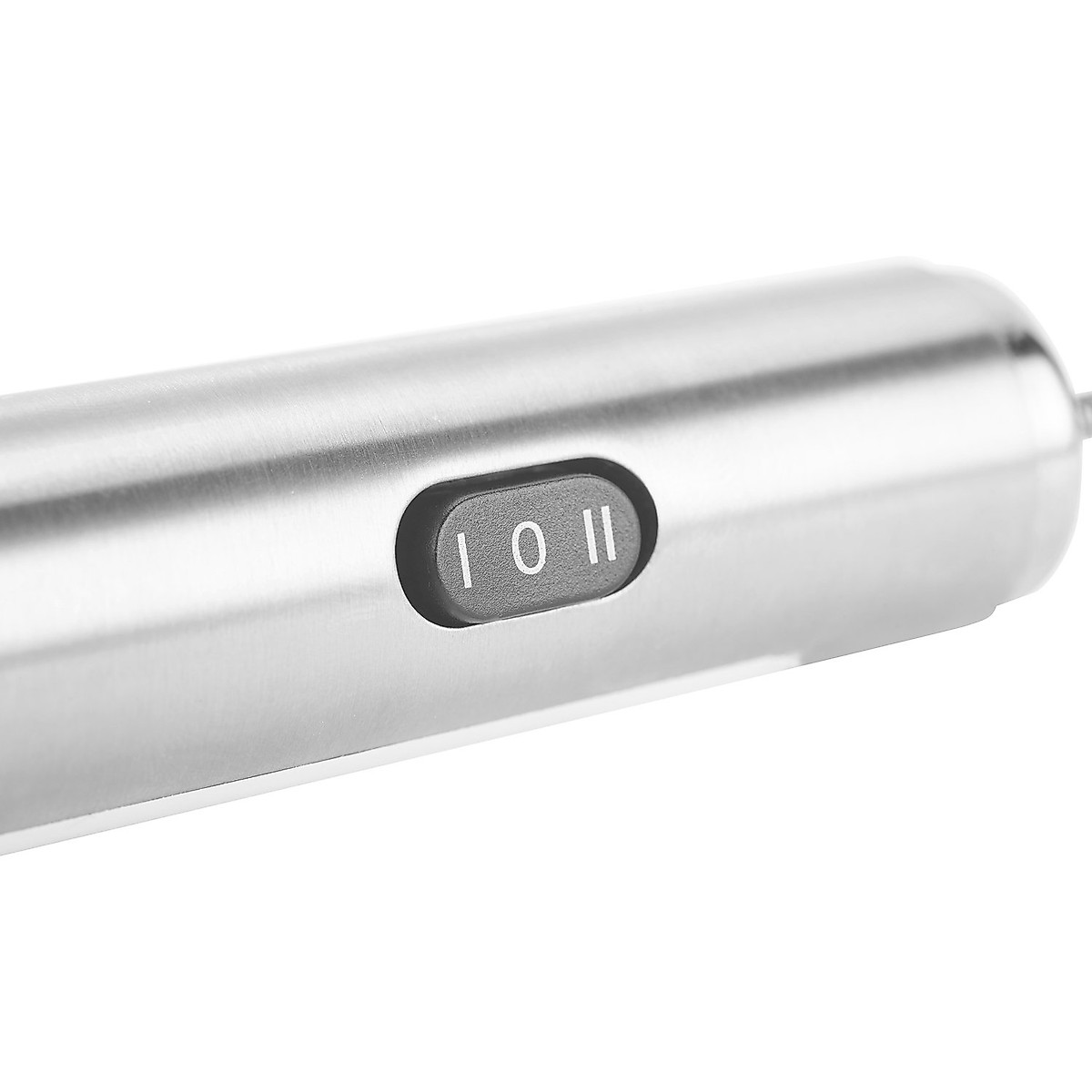 Rösle Stainless Steel Dual Speed Frother, Round Handle, 10.5-inch, Silver