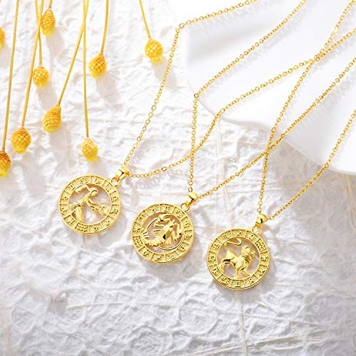 Taurus Necklace for Women Zodiac Sign Necklace Gold Taurus Gift Horoscope Necklaces for Women Constellation Astrology Jewelry