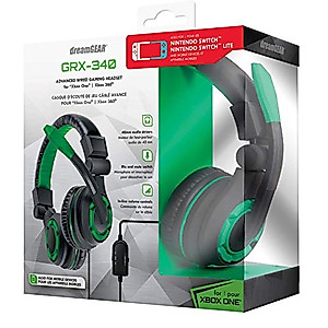 dreamGEAR: GRX-340 Advanced, Wired Stereo Gaming Headset for XBOX One Includes Inline Dual Volume Control For Chat and Game Sounds. Also works with PS4, and other systems