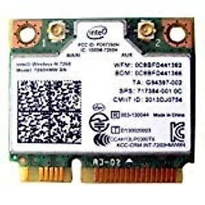 Intel Wireless-n 7260 7260hmw Bn Half Mini Pci-e Bluetooth Bt Wireless WiFi Card 802.11 B G N 717384 710661 001 for HP Laptop