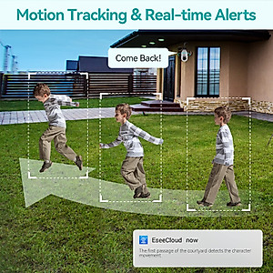 Noonkey 2K Home Security Camera & 7.5 Inch Socket Extender