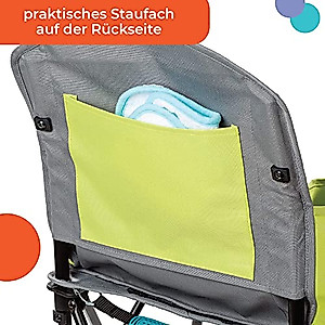 Summer Pop ‘n Sit Portable Highchair, Green - Portable Highchair For Indoor/Outdoor Dining – Space Saver High Chair with Fast, Easy, Compact Fold, For 6 Months – 45 Pounds