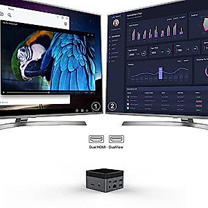 TypeC minicomputer Interface M.2 SSD Nvme 2242 Stable microcomputer for Data Transfer for Travel 8G+256G US Plug