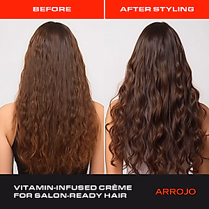 ARROJO Hair Creme with Macadamia Hair Products - Provides Essential Moisture & Silky Texture - Contains Shea Butter, Macadamia Seed Oil, Oat Protein & Vitamin B5 - Arrojo Hair Products