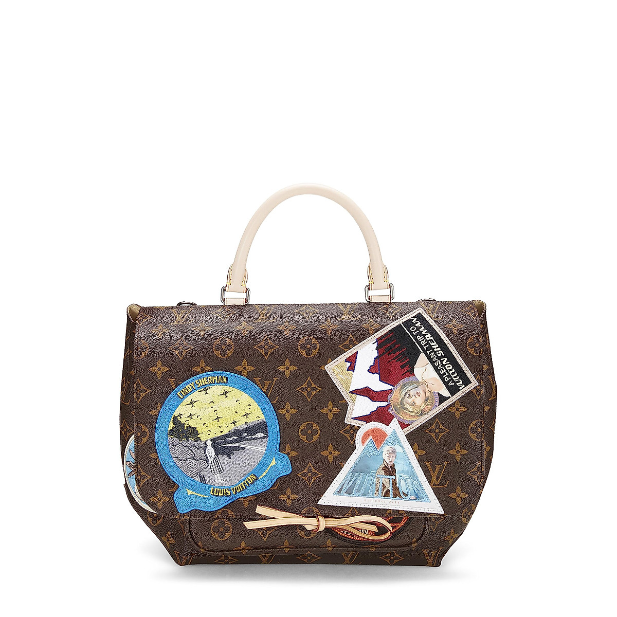 Louis Vuitton, Pre-Loved Cindy Sherman x Louis Vuitton Iconoclasts Collection Monogram Canvas Messenger, Brown