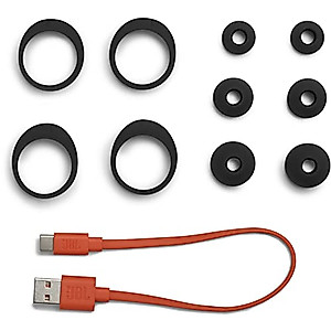 JBL Harman Live Free NC+ TWS, Bluetooth Earbuds, True Wireless, Active Noise Cancelling, Charging Case, Quality Sound, iPX7 Water Resistant - 10w Pad Black (Renewed)