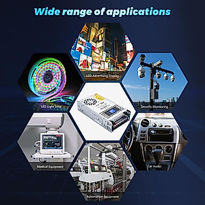 BOSYTRO 48V Adjustable dc Power Supply 600W,Switching Power Supply AC 110V/220V to DC 0-48V DC Converter with LED Digital Display, 5V 24V 36V Buck Converter for Dimmable LEDs,3D Printer,Computer Lab