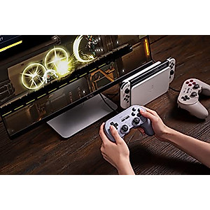 8BitDo Pro 2 Wired Controller for Switch, Windows, Steam Deck & Raspberry Pi (Gray Edition)