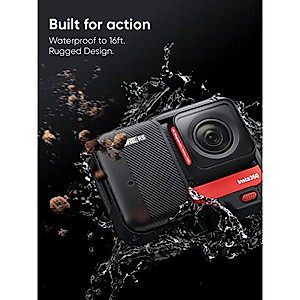 Insta360 ONE RS 4K Edition – Waterproof 4K 60fps Action Camera with FlowSate Stabilization, 48MP Photo, Active HDR, AI Editing