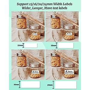 Phomemo Label Maker Machine with Tape D50 for 3/4" to 7/8" Tape, Portable Thermal Label Maker Machine, Bluetooth Label Printer for Storage,Office,Kitchen, Support Phones & Pad, USB Rechargeable