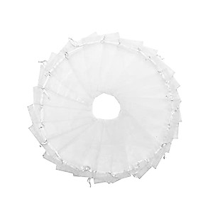Tendwarm 50 PCS Sheer Organza Bags 3x4 Inches Wedding Favor Bags with Drawstring Mesh Candy Bags Jewelry Pouches