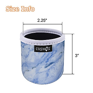 Cosmos 4 Pcs Soft Neoprene 7.5 Fl Oz Mini Can Sleeves Insulators Can Cooler Sleek Can Drink Covers Neoprene Can Sleeve Holder Beverage Insulator Cover for Energy Drink & Beer Cans
