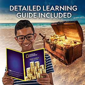 NATIONAL GEOGRAPHIC Fool’s Gold Dig Kit – 12 Gold Bar Dig Bricks with 2-3 Pyrite Specimens Inside, Party Activity with 12 Excavation Tool Sets, Great Stem Toy for Boys & Girls or Party Favors