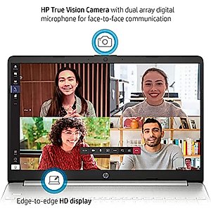 HP 15.6" Laptop, Intel Core i3-1115G4 Processor, Intel UHD Graphics, 15.6" HD LED Display, Online Meeting Ready, Wi-Fi and Bluetooth, HDMI, Windows 11 Home in S Mode (16GB RAM | 1TB SSD)