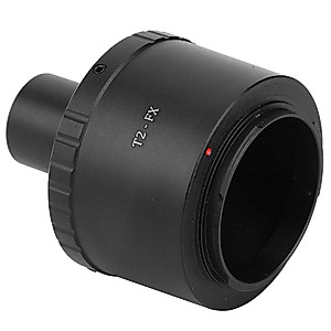 Microscope Adapter Ring,T2-FX Metal Adapter Ring for 23.2mm T Mount Microscope to for FX Mount Camera