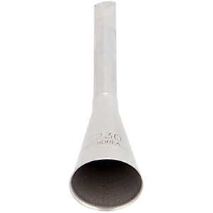 Ateco 230 2 7/8" Bismark Metal Piping Tip - Great for filling donuts, cupcakes, elclairs, and other pastries