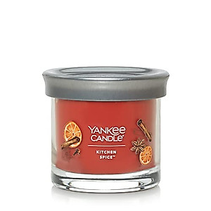 Yankee Candle Kitchen Spice Scented, Signature 4.3oz Small Tumbler Single Wick Candle, Over 20 Hours of Burn Time